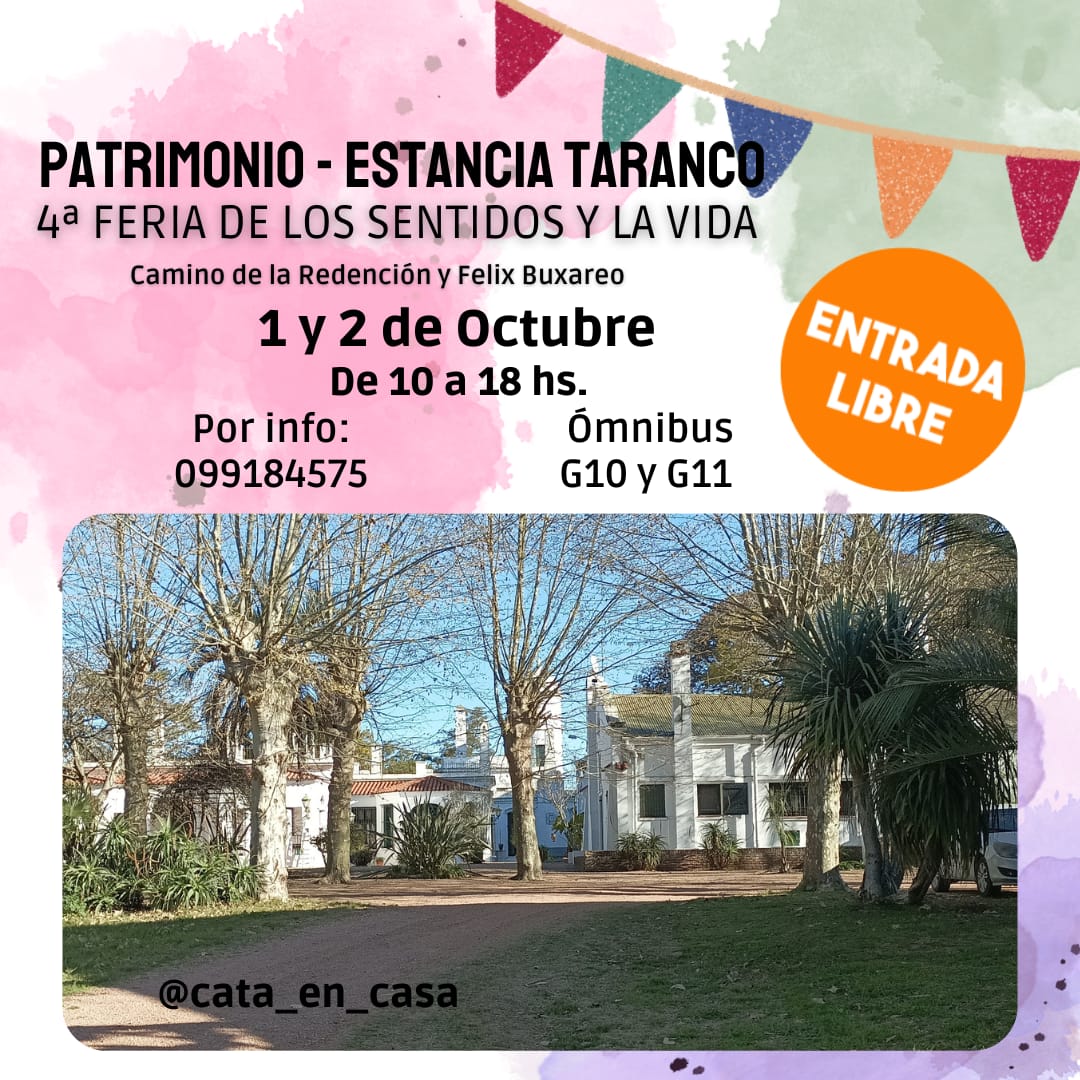 Patrimonio en Estancia Taranco: 4a. Feria de los Sentidos y la Vida ...