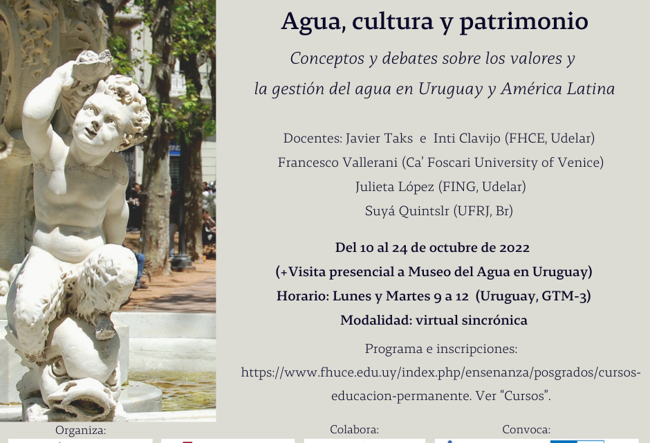 Curso “Agua, cultura y patrimonio. Conceptos y debates sobre los ...