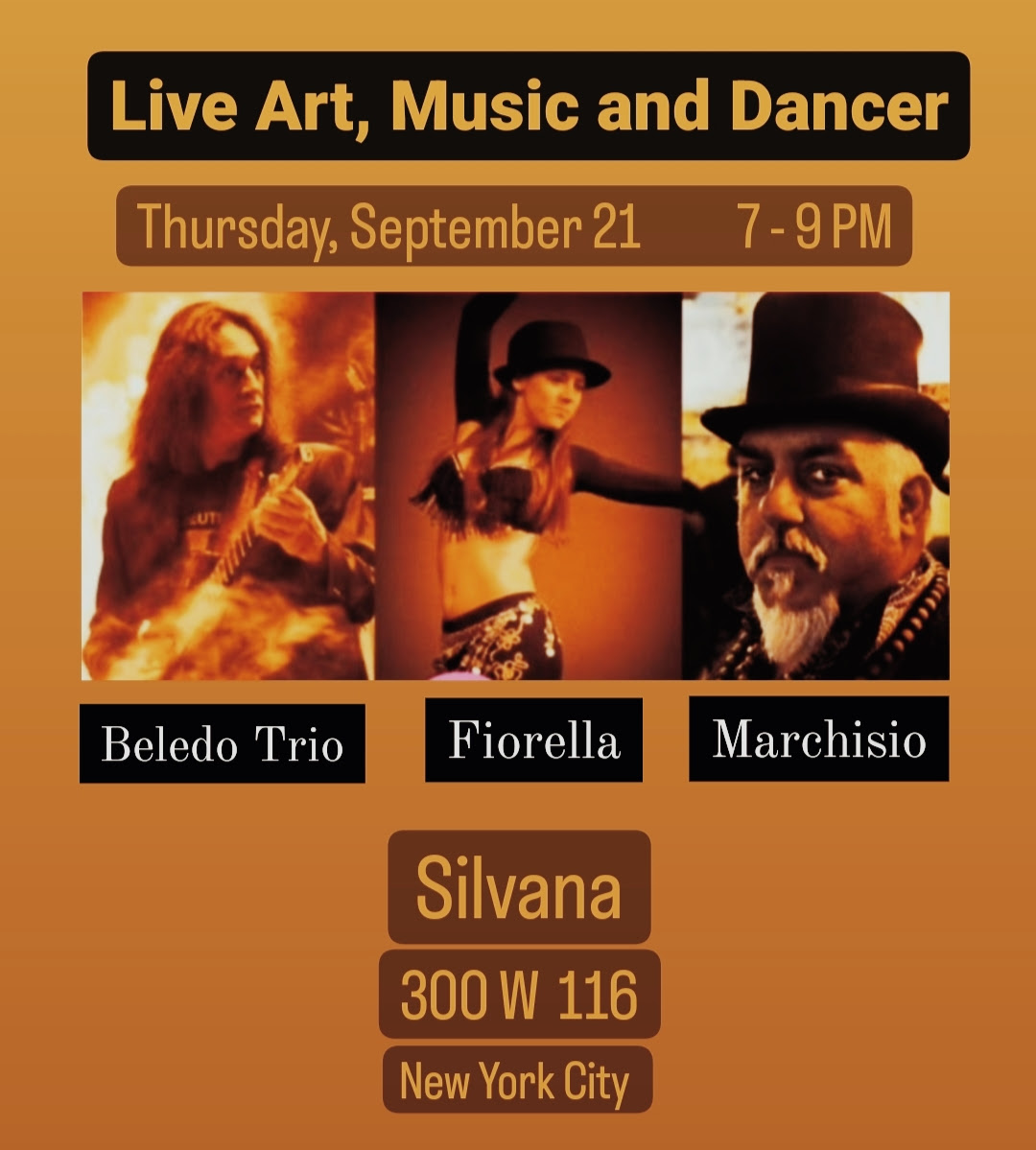 Beledo Trio en Concierto acompañados del pintor uruguayo Gabriel ...