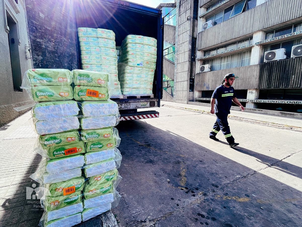 Donación al Municipio de Pando que se repartirá en instituciones ...