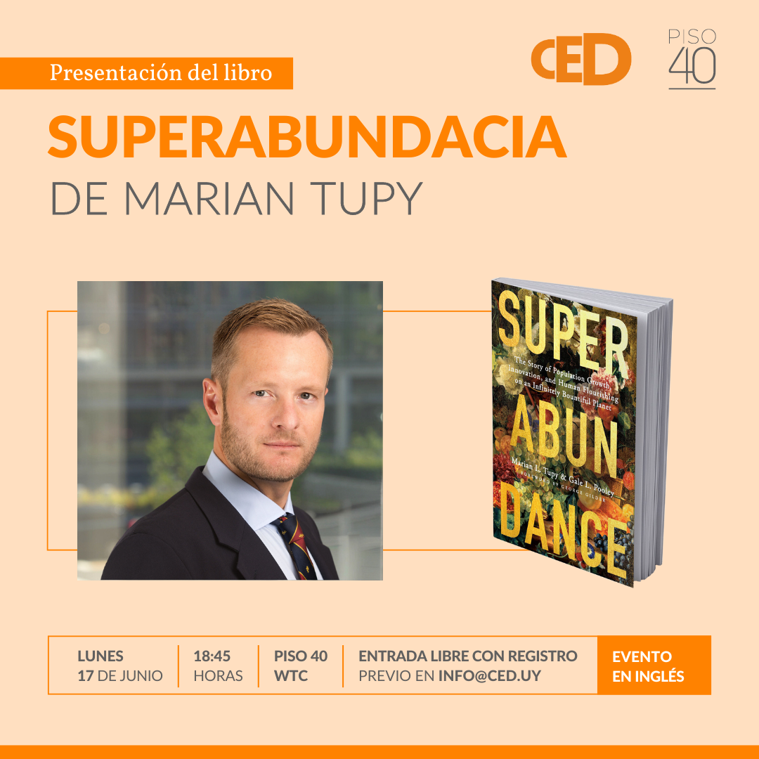CED: Marian Tupy presenta su último libro "Superabundancia" - Sociedad ...